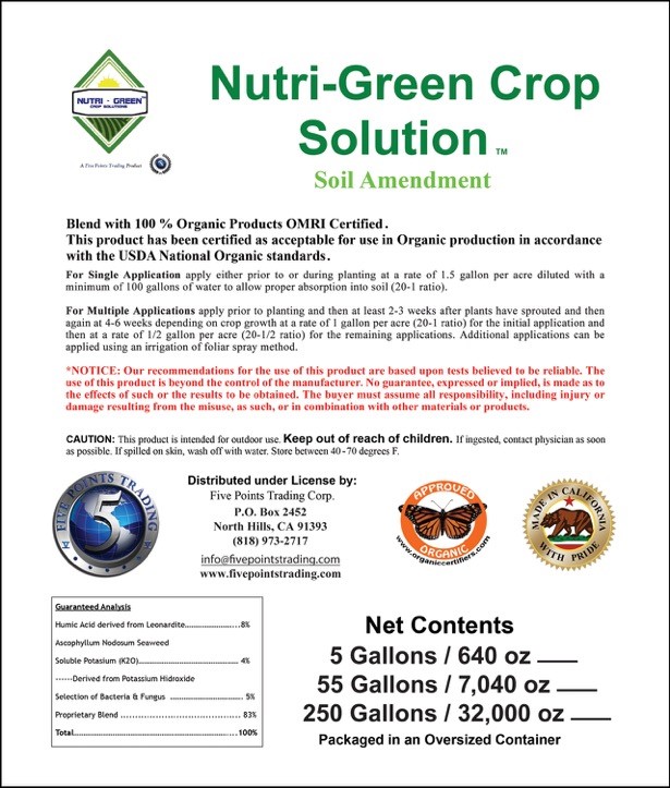 Products - Five Points Trading Corp Soil Improvement Plans, Woodland ...